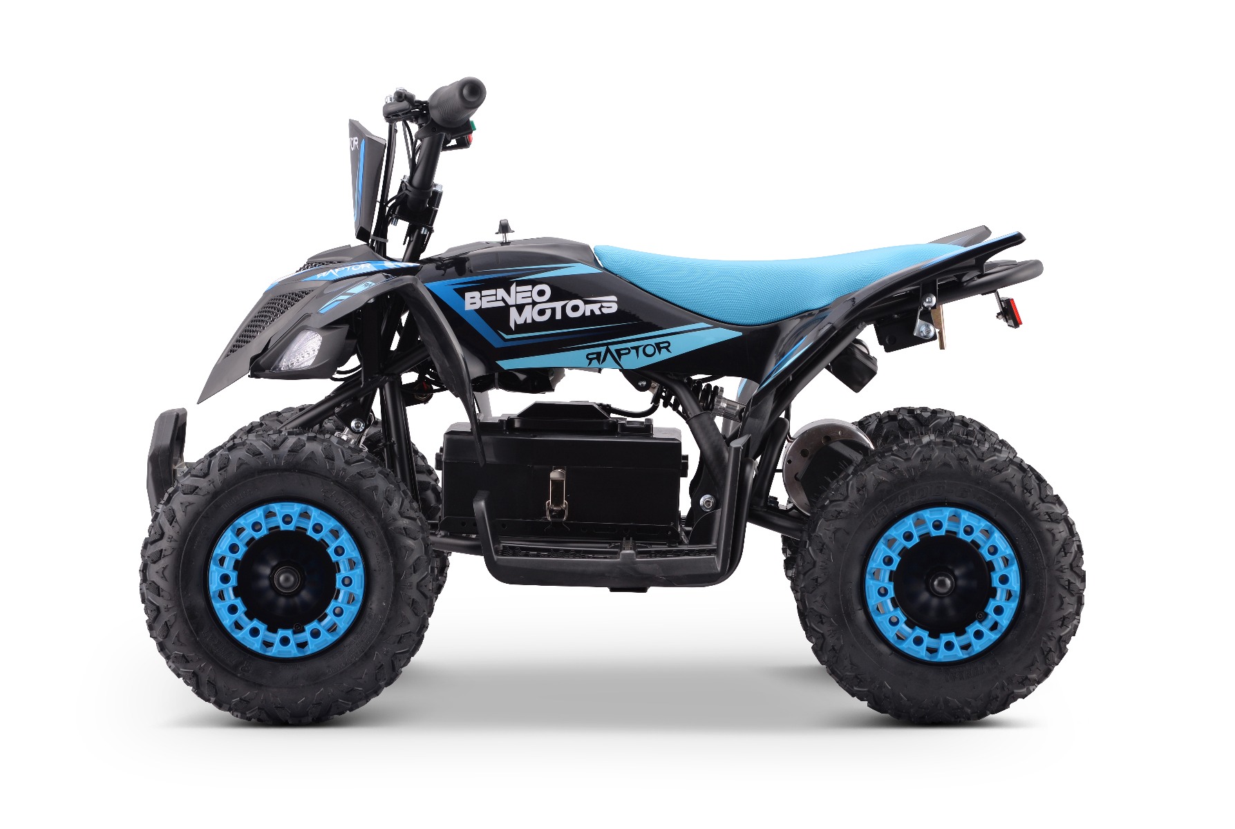 Elektrická čtyřkolka pro děti Beneo Motors Raptor modrá - 800W